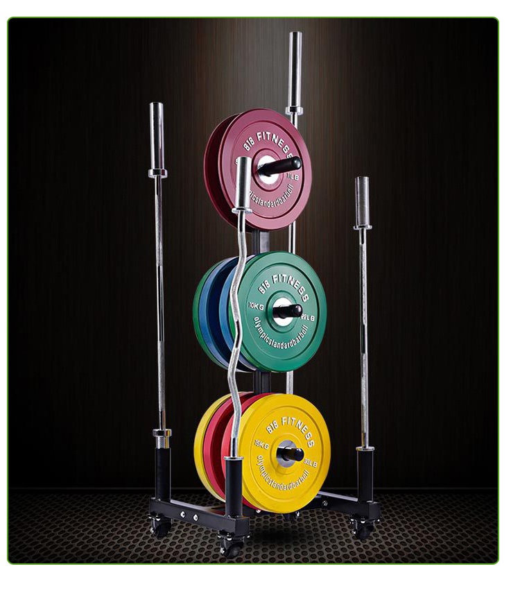 Tree Rack Bumper Plates Stand Wheels - Treat and Train supply